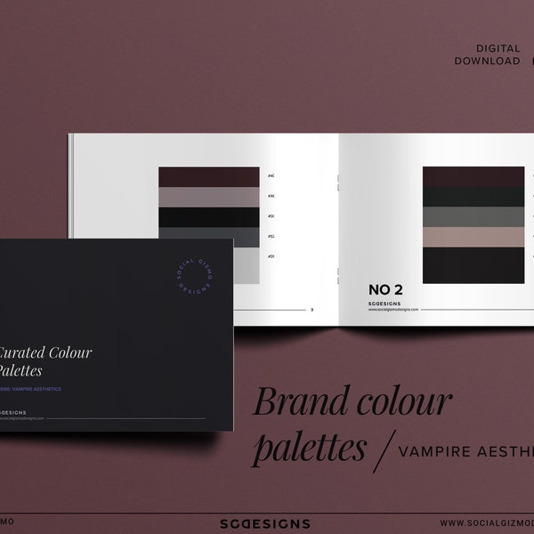 Gothic Color Palette - Etsy