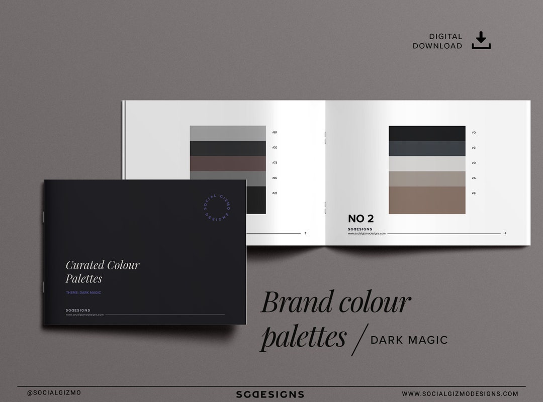 Brand Color Palette, Witchy Color Palette, Dark Magic Colour Scheme ...