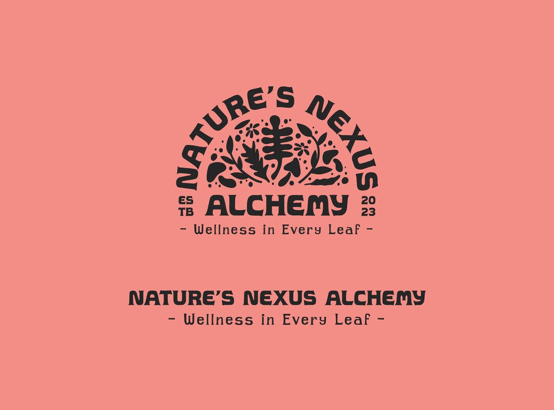 Bold Apothecary Logo Design for Herbalist, Rustic Botanical Logo Design ...