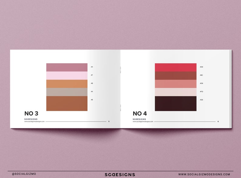 Brand Color Palette, Classy Brand Color Palette, Valentines Colour ...