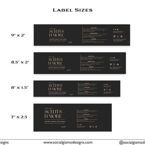 Black Soap Label Template Apothecary Soap Label Editable - Etsy UK