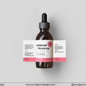 DIY Dropper Label Templates, Retro Dropper Label, Editable Dropper ...