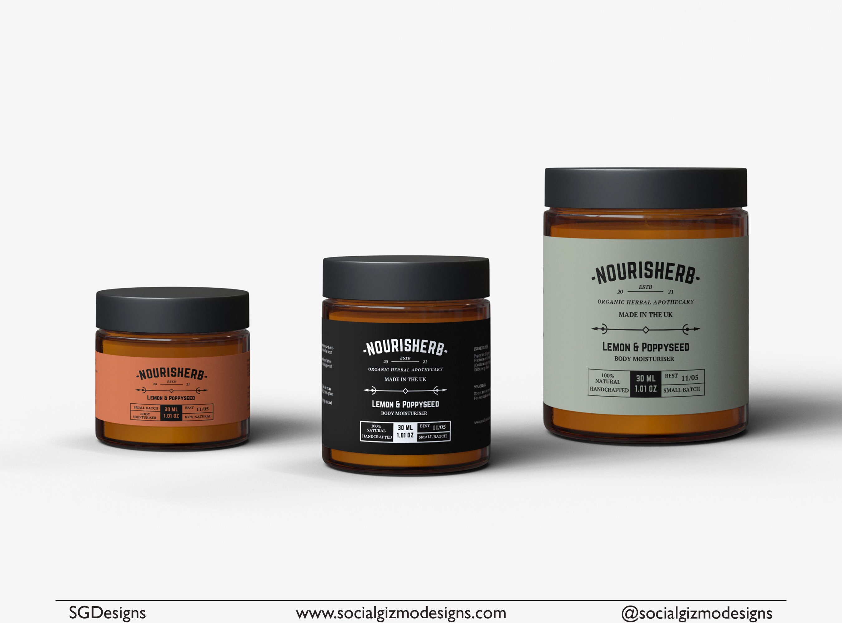 Editable Body Product Labels Black Body Butter Label - Etsy