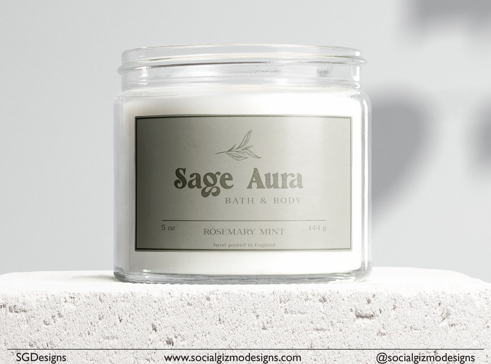 Sage Logo Design Aromatherapy Logo Elegant Logo Design - Etsy