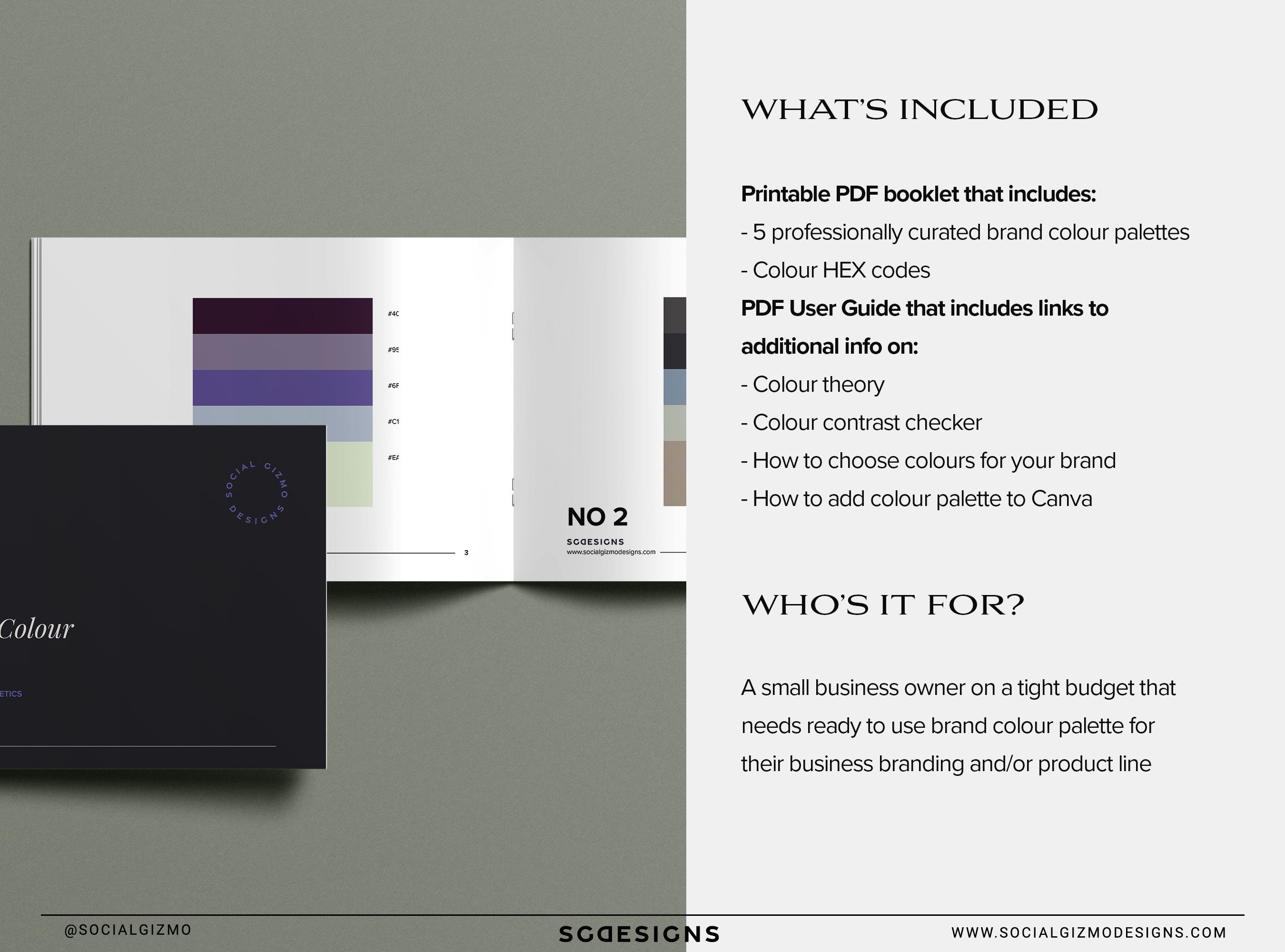 Esoteric Brand Color Palette: Alchemy Color Schemes (PDF Download) - Etsy