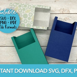 Tall & Skinny Box, Box SVG for Cricut, DFX for Silhouette, Instant ...