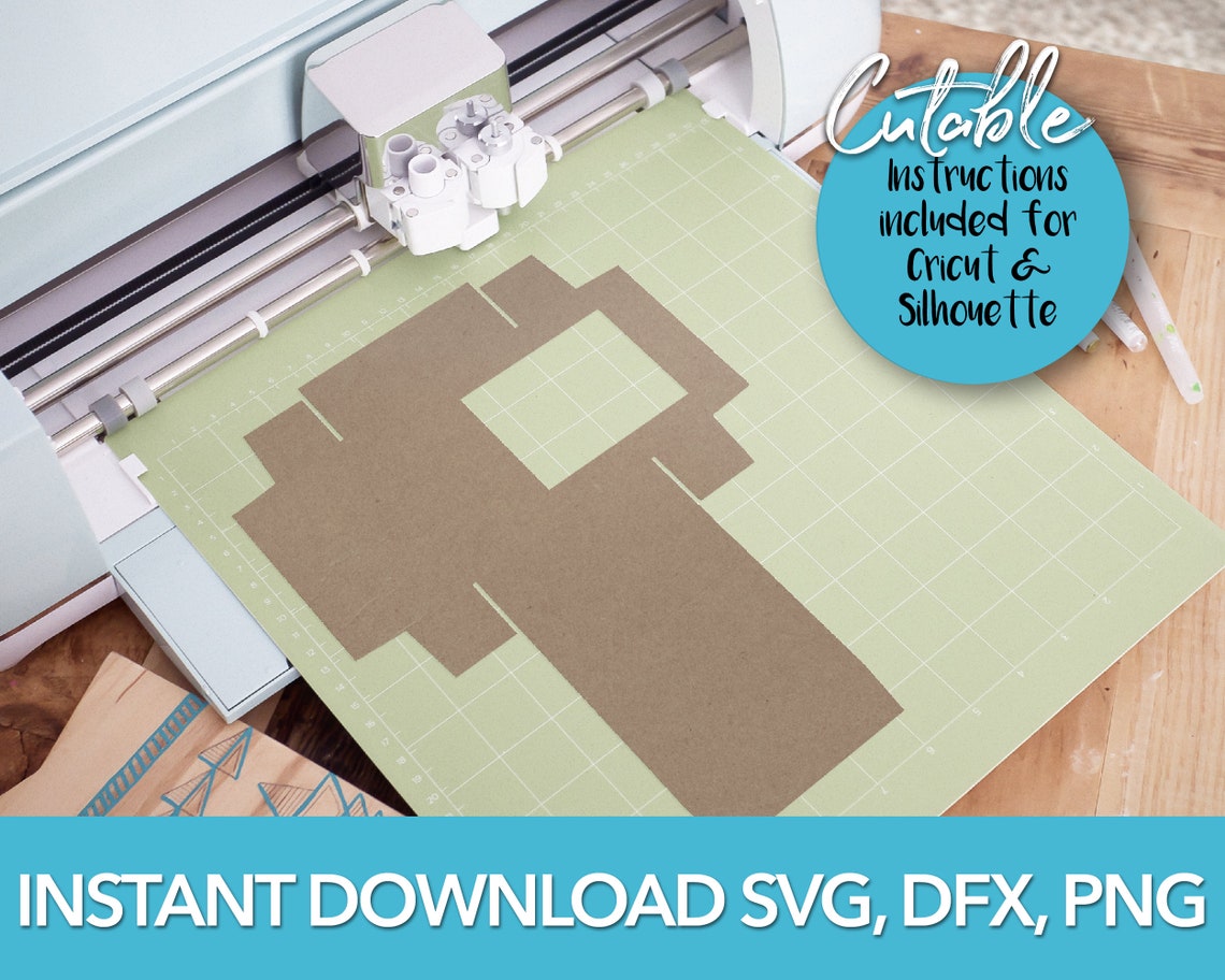 Square Box Template Box SVG for Cricut DFX for Silhouette - Etsy Canada