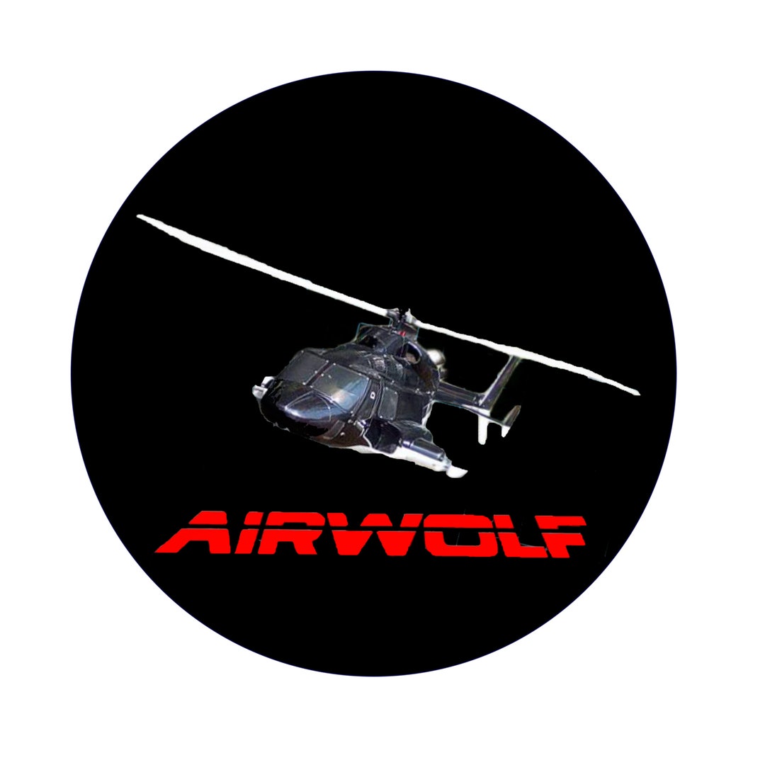 Airwolf - Classic Retro TV - Badge (4 Sizes Available) - Etsy UK