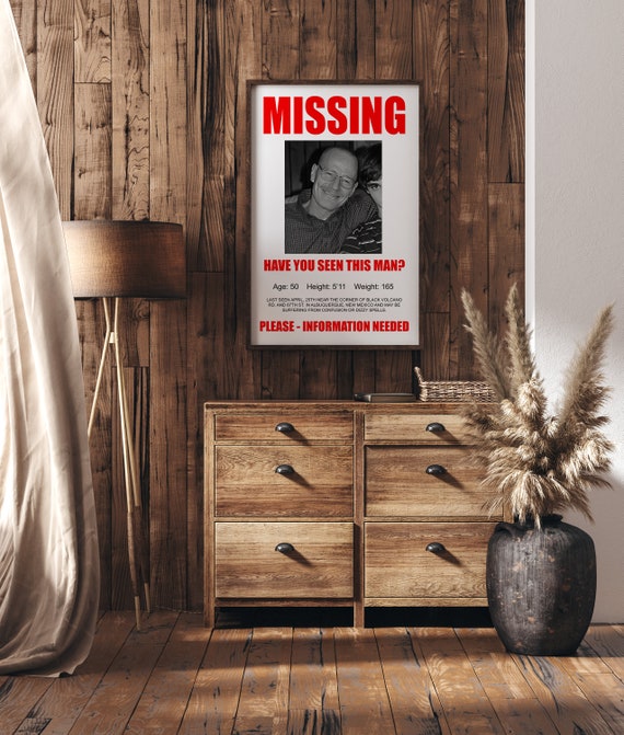 Walter White Missing Poster