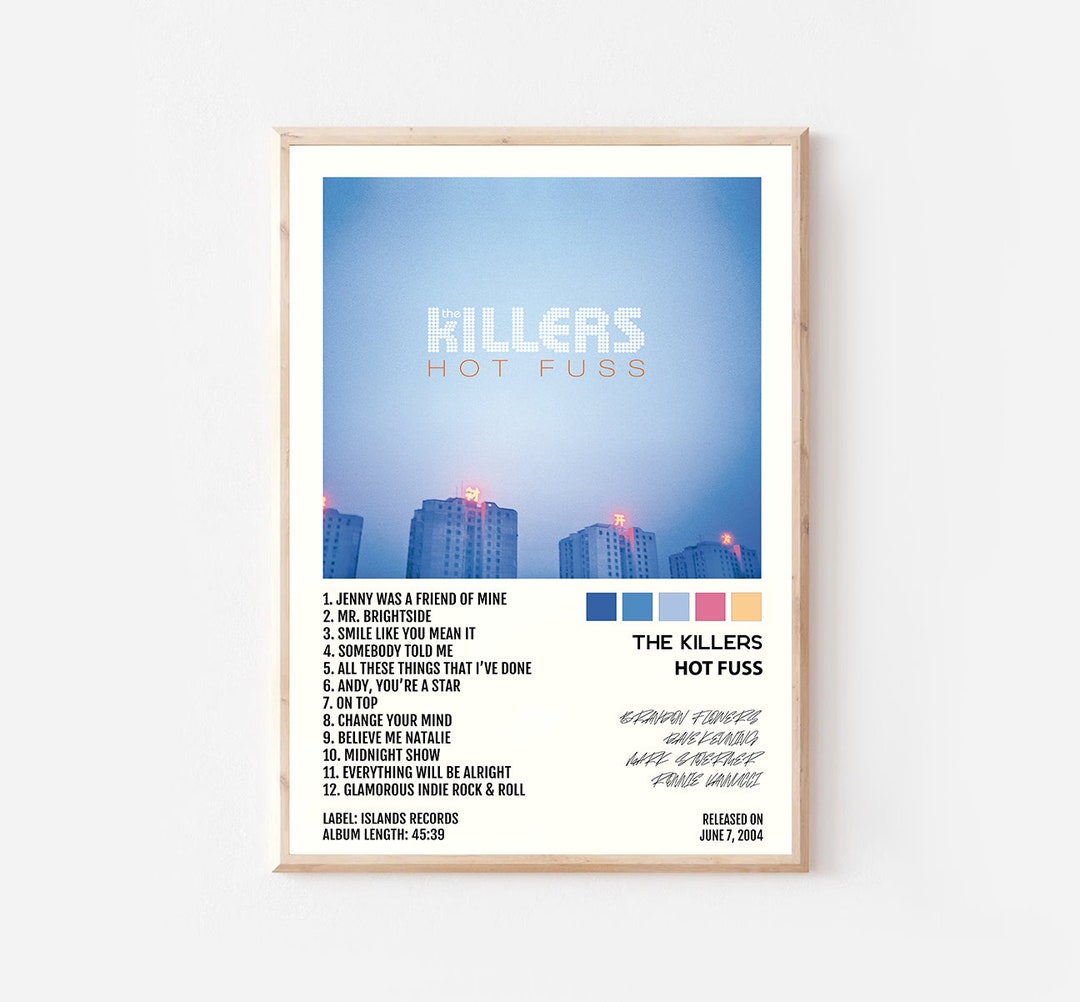The Killers Hot Fuss Poster the Killers Album Cover Poster - Etsy