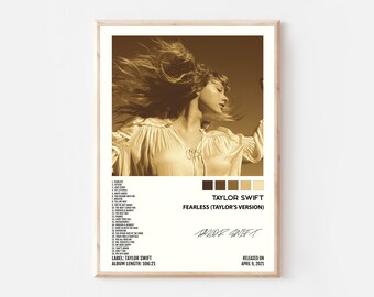 Taylor Swift Fearless Back Album Cover