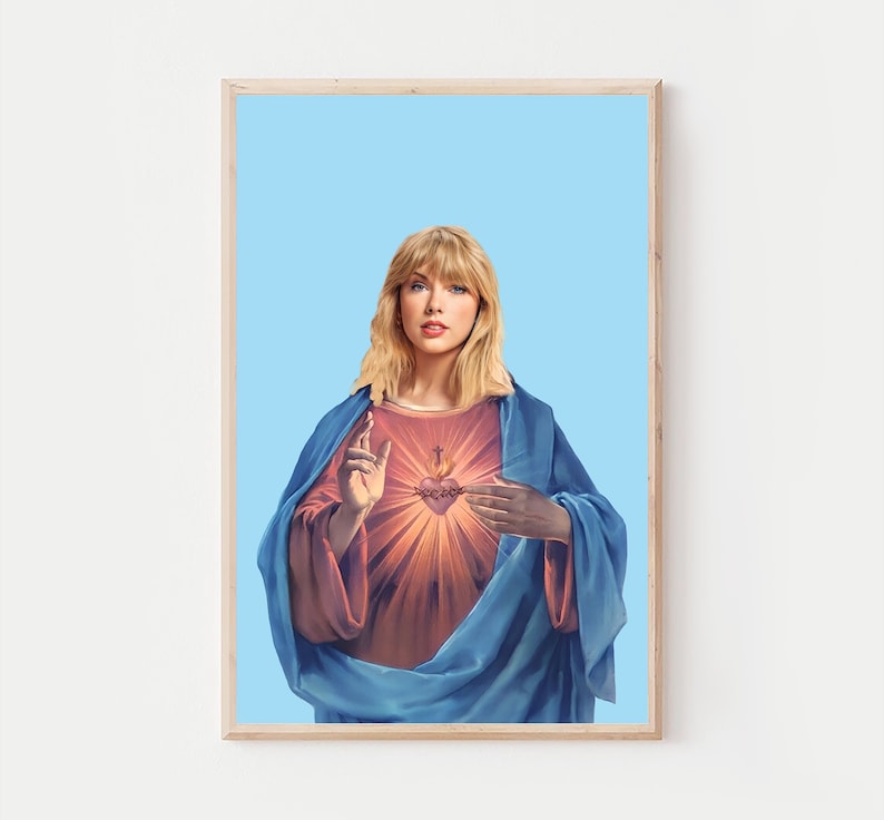 Taylor Swift Jesus Poster / Taylor Swift Poster / Poster Print - Etsy ...