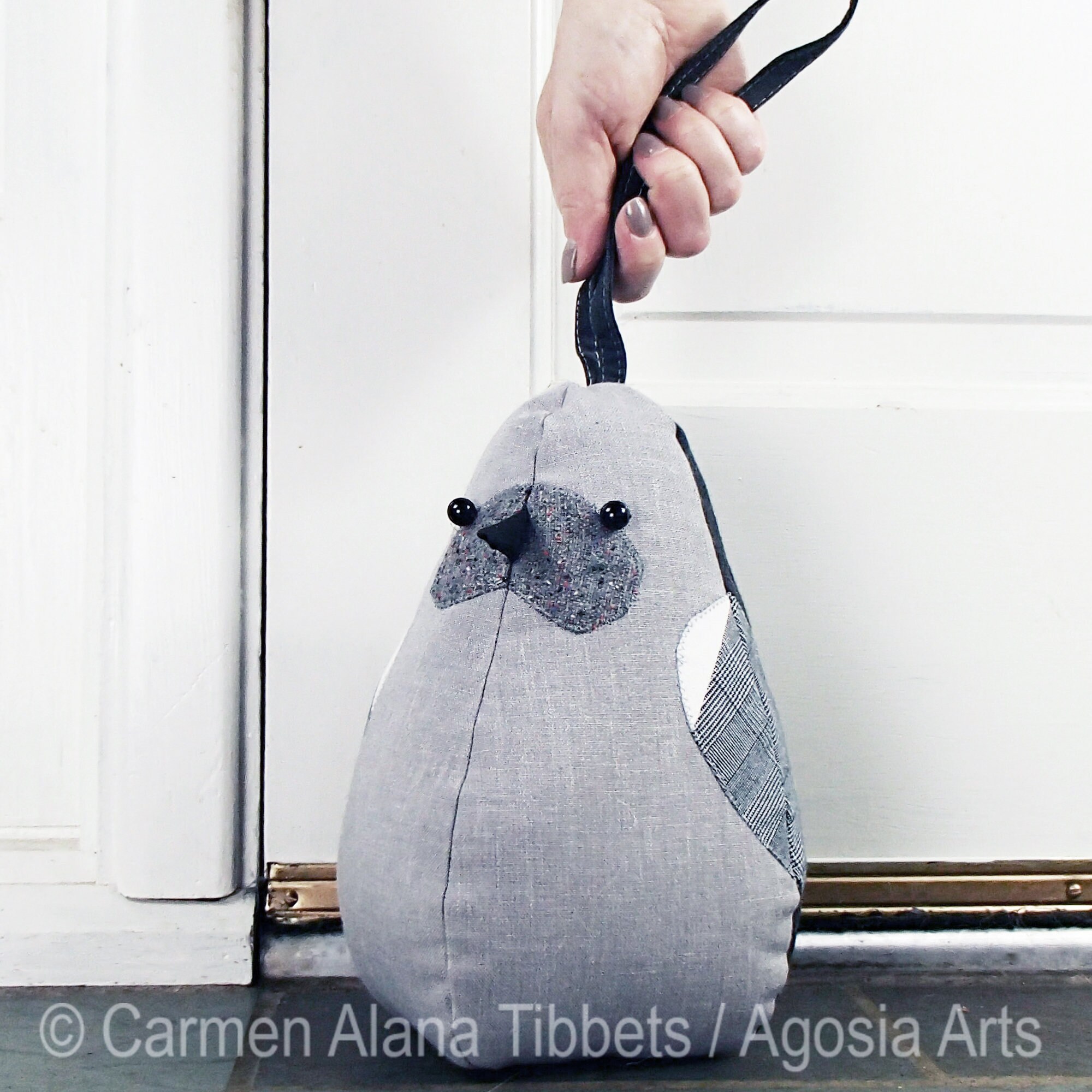 Northern Mockingbird Doorstop and Stuffed Bird Digital PDF Pattern ...