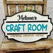 Craft Room Sign/personalized Craft Room Sign/she Shed Sign/craft Area ...