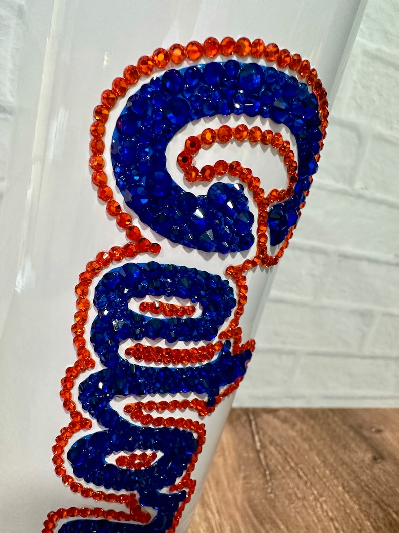 UF Gators Blinged Tumbler/gators Cup/gators Skinny Tumbler/gators Gift ...
