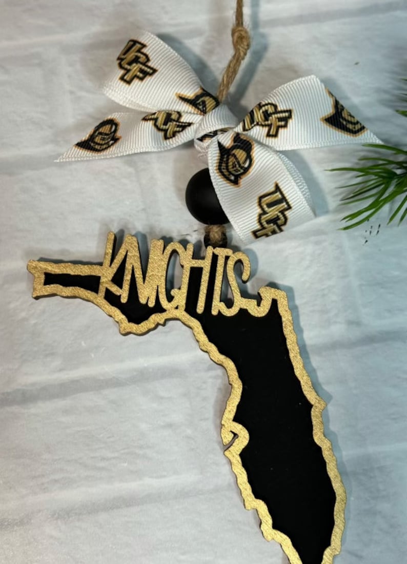 State of Florida Football Christmas Ornament/college Football Ornament ...