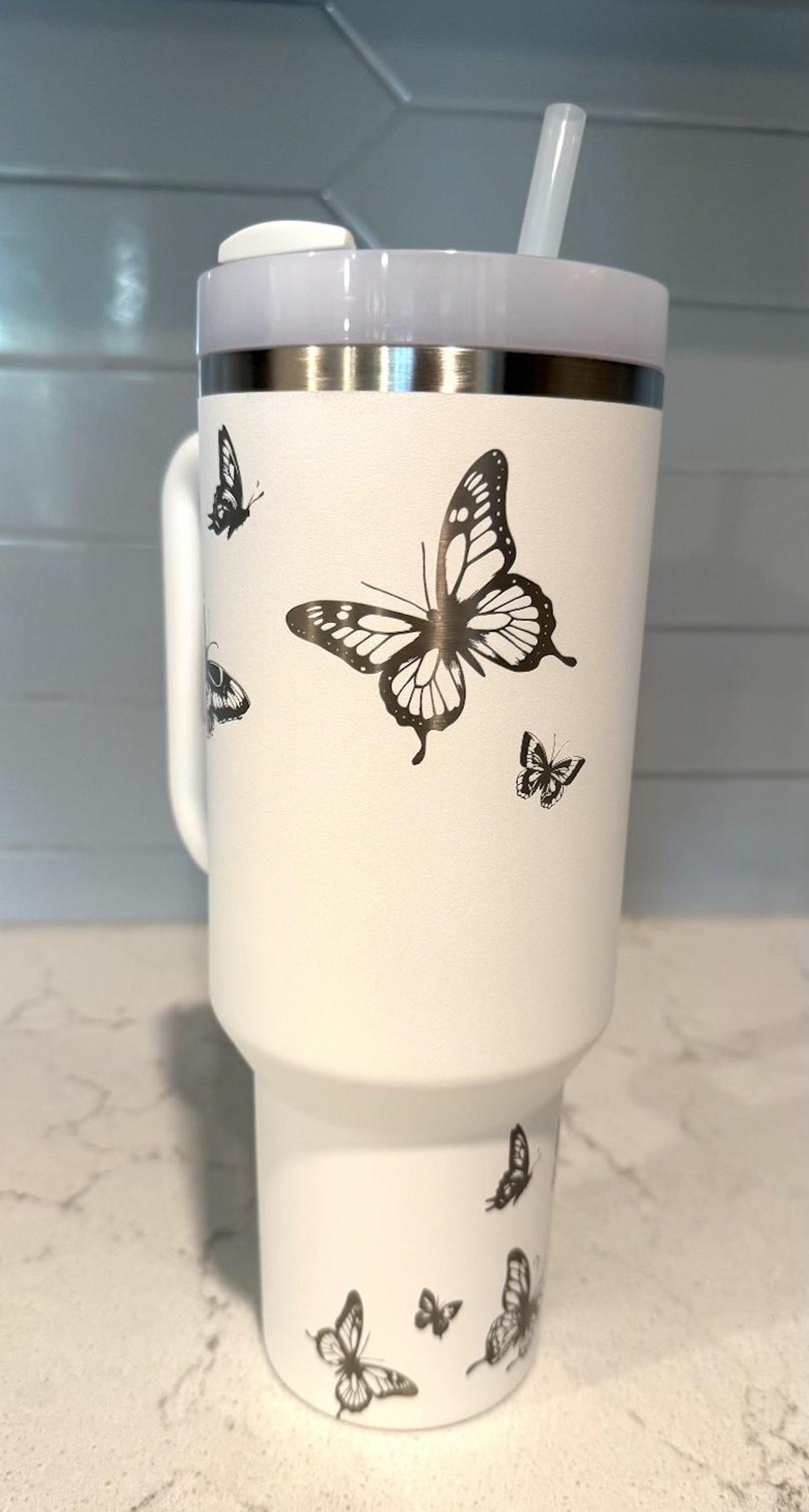 40oz Butterfly Stanley/butterfly Cup/40oz Butterfly Wrap/butterflies on ...