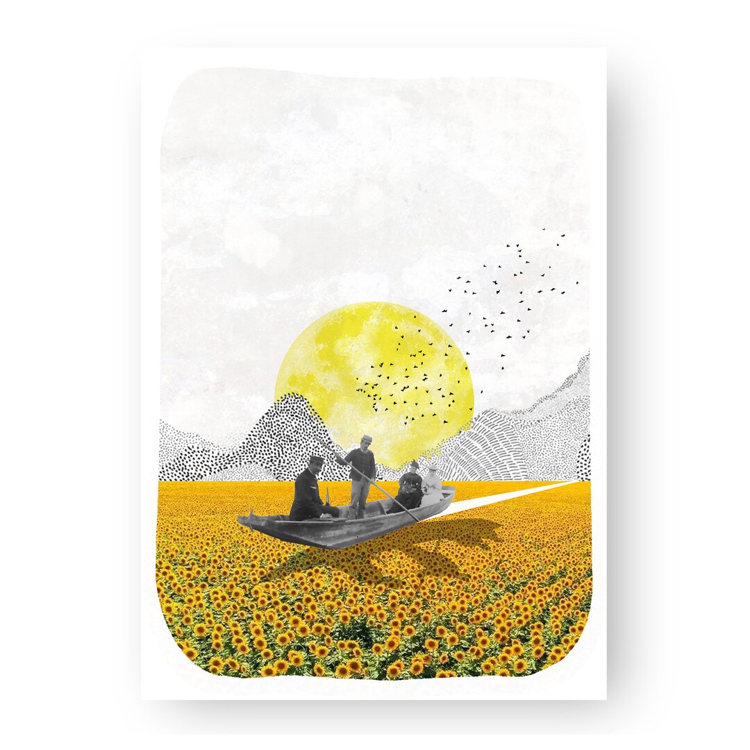 SUNSET A3 or A4 Format Print - Etsy