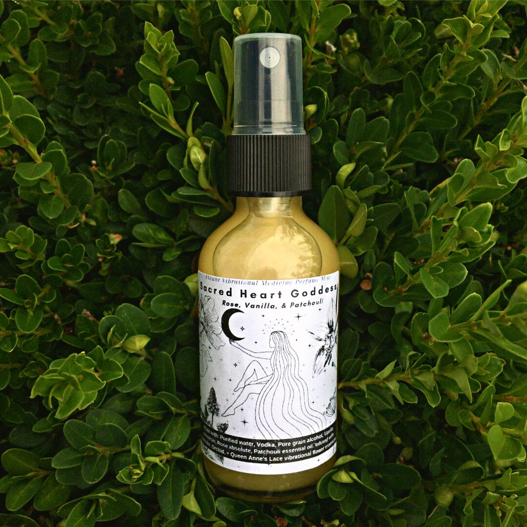 Sacred Heart Goddess Flower Essence Energetic Aromatherapy - Etsy