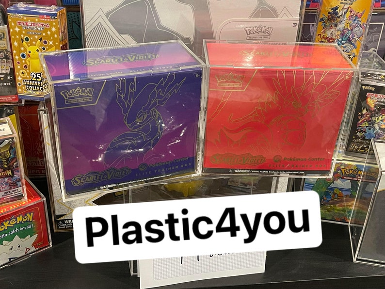 Pokemon - Elite Trainer Box Acrylic Case! - Etsy