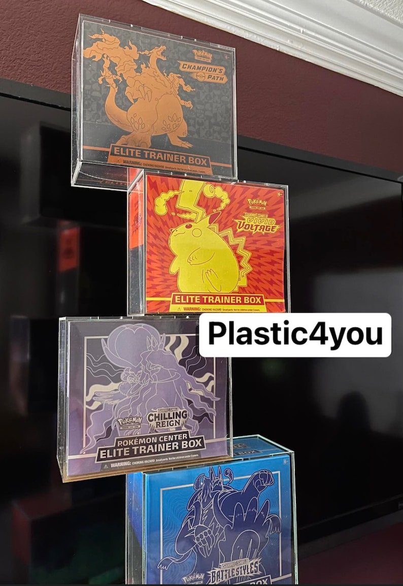 Pokemon - Elite Trainer Box Acrylic Case! - Etsy