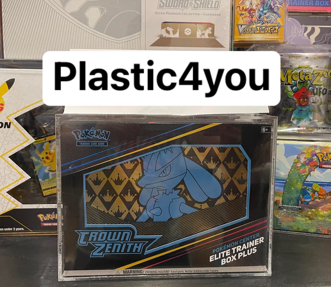 Pokemon ETB+ Acrylic Protective Display Case - Etsy