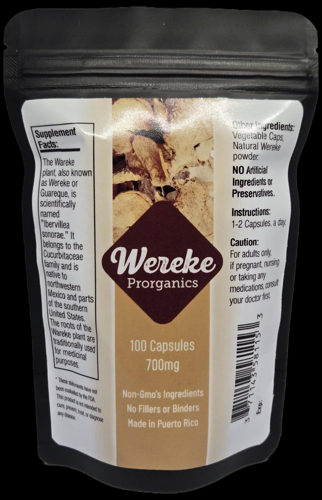 Rare Wereke Capsules by Prorganics - Etsy