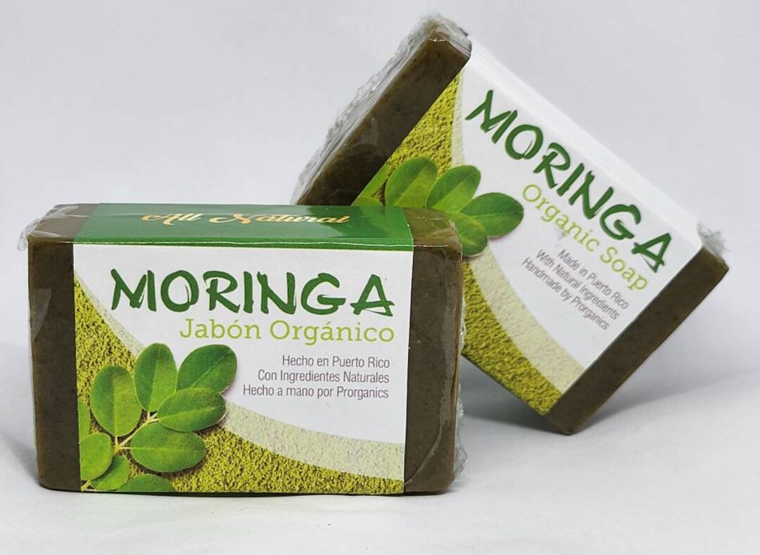 Moringa Organic Soap 5oz - Etsy