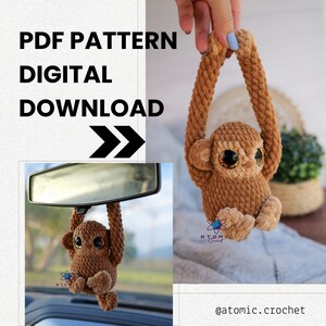 Mini Monkey Crochet Pattern, PDF DOWNLOAD ONLY - Etsy