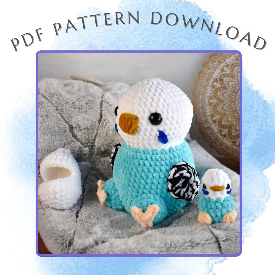 Budgie Family Crochet Pattern, PDF DOWNLOAD ONLY - Etsy
