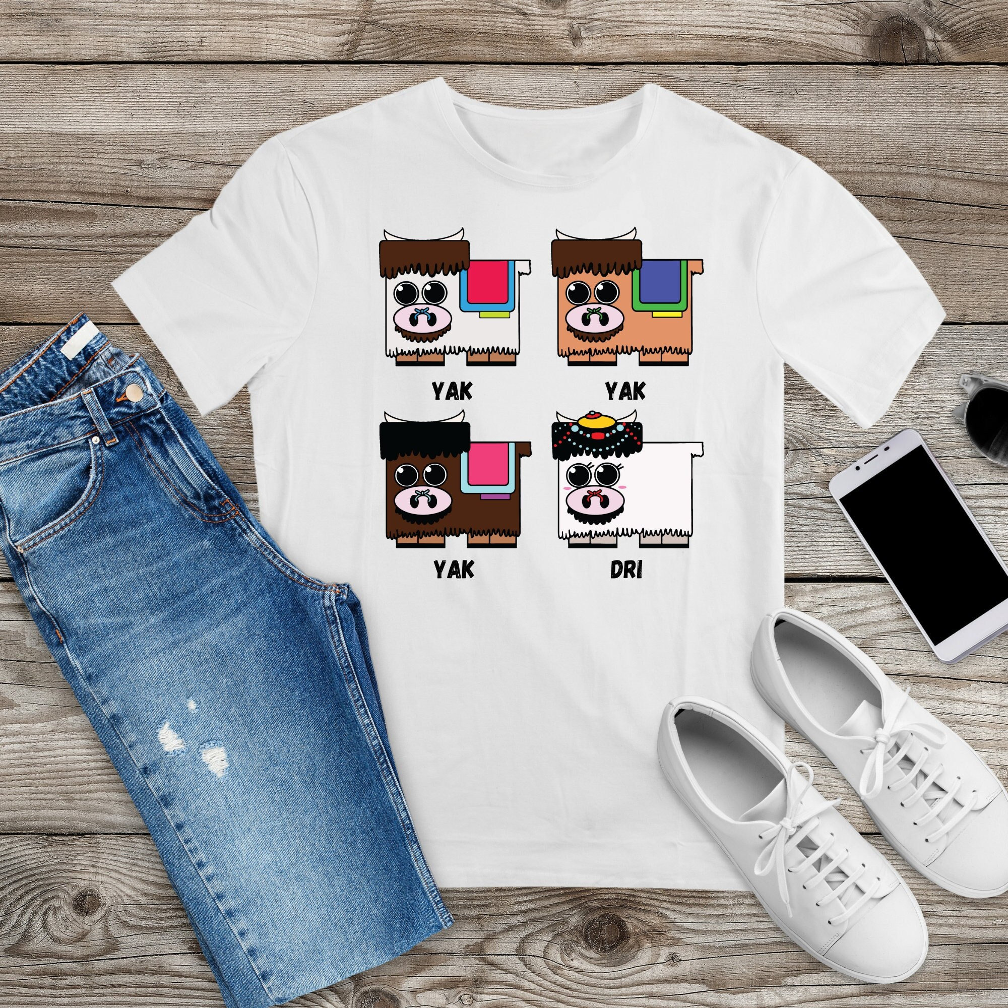 Yak. Yak. Yak. Dri. Tshirt| Unisex Tshirt, Short Sleeve, Tshirt Men ...