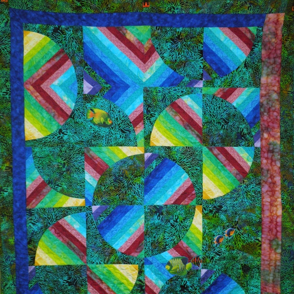 Seascape Quilt - Etsy