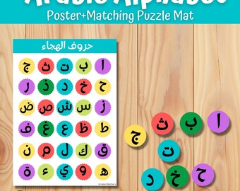 Arabic Alphabet Mat - Etsy
