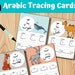 1-20 Arabic Numbers Tracing Cards, Arabic Numbers Flashcards, Learning ...