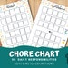 Arabic Kids Chore Chart: Daily Routine, Visual Activity Cards (digital ...