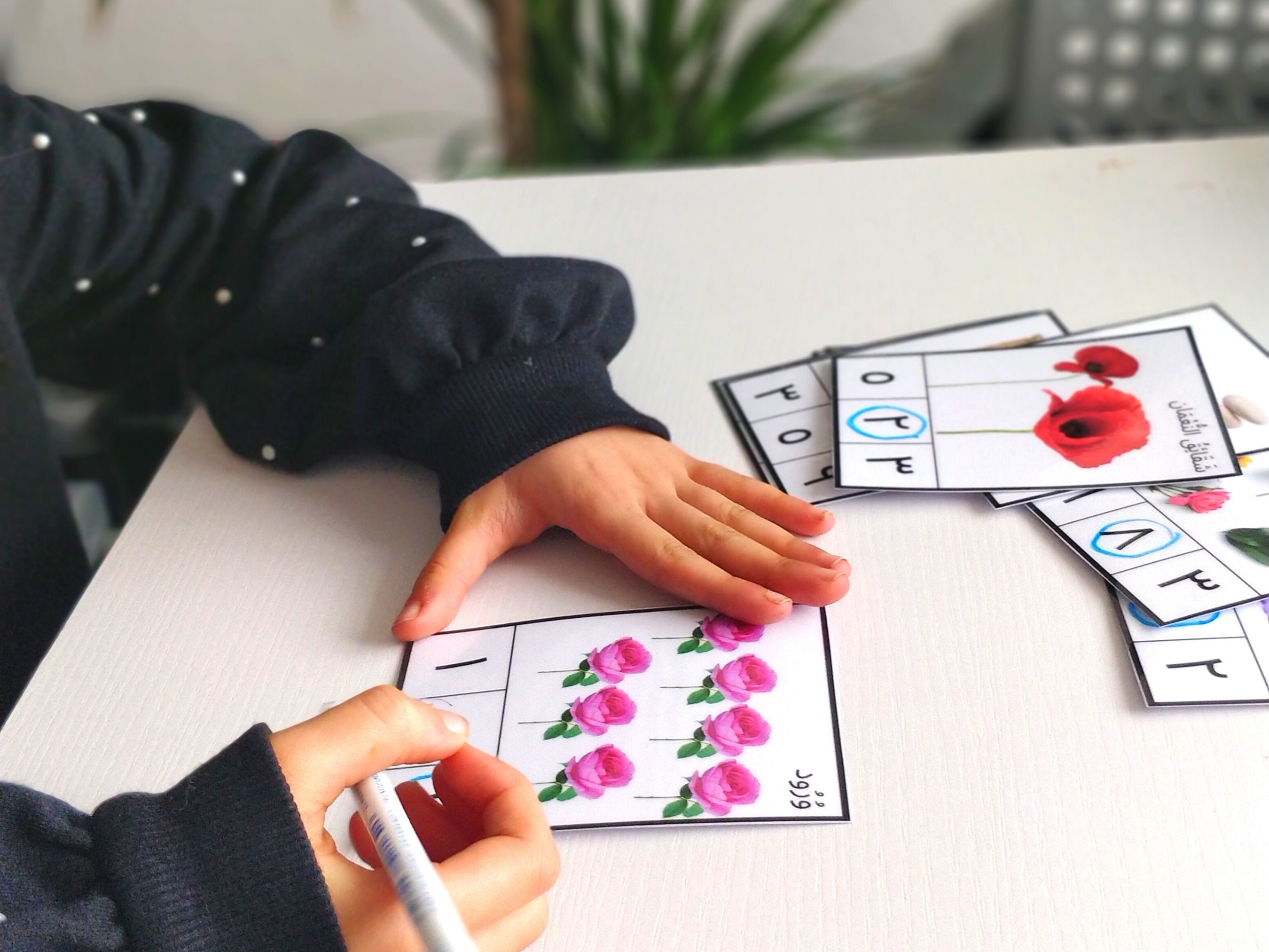 Arabic Numbers Count and Clip Cards 1-10 | Printable Montessori Number ...