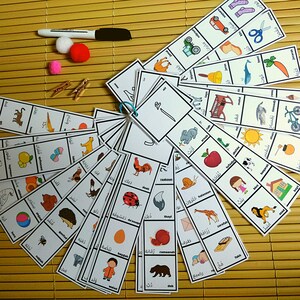 Arabic Alphabet Clip Cards, Beginning Sounds Game, Arabic Letter ...