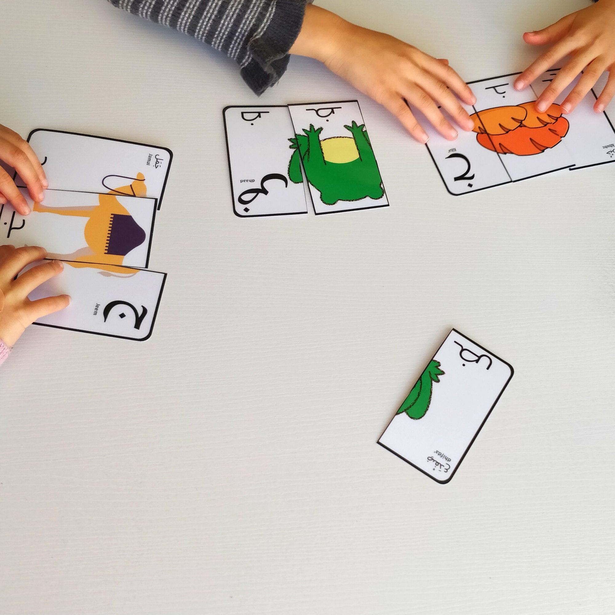 Arabic Alphabet 3 Letter Form Puzzles First Middle and Last - Etsy