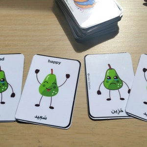 Arabic Words Opposites, Matching Activity, 20 Pairing Cards, Memory ...