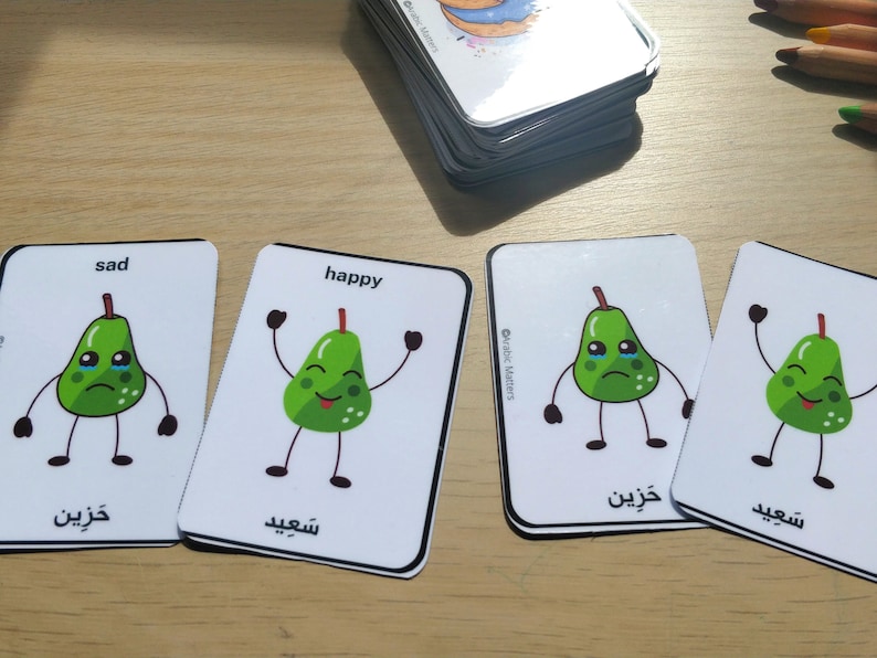 Arabic Words Opposites Matching Activity 20 Pairing Cards - Etsy