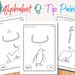 Arabic Alphabet Q-tip Painting: Tracing Worksheets (digital Download ...