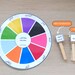 Arabic Color Matching Game Wheel, Teaching Kids Colors Activity ...
