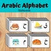 Arabic Alphabet Flashcards With Pictures, Arabic Letters, Arabic ...