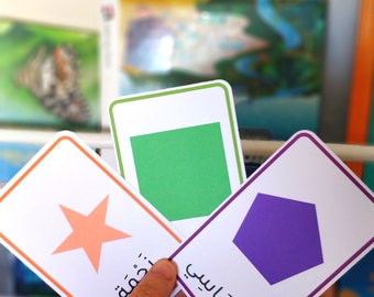 Arabic Emotion Flashcards: Bilingual Learning Cards (digital Download ...