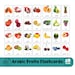 Arabic Fruits Flashcards for Early Learners, Real Pictures, New ...