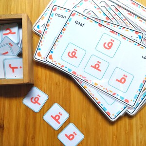Arabic Alphabet Puzzles Arabic Letter Forms Hands-on Learning Game ...