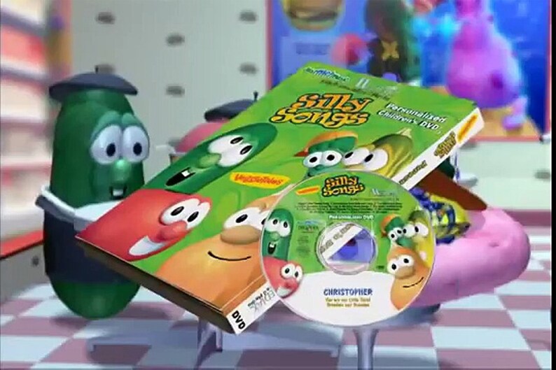 Personalized Veggietales™ Silly Songs DVD & Digital Download Combo - Etsy