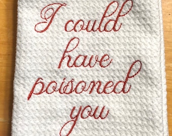 Chloroform Waffle Weave Towel | Etsy