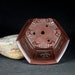 Mini Hexagonal Bonsai Flower Pot Handmade Painting Yixing Zisha Pottery ...