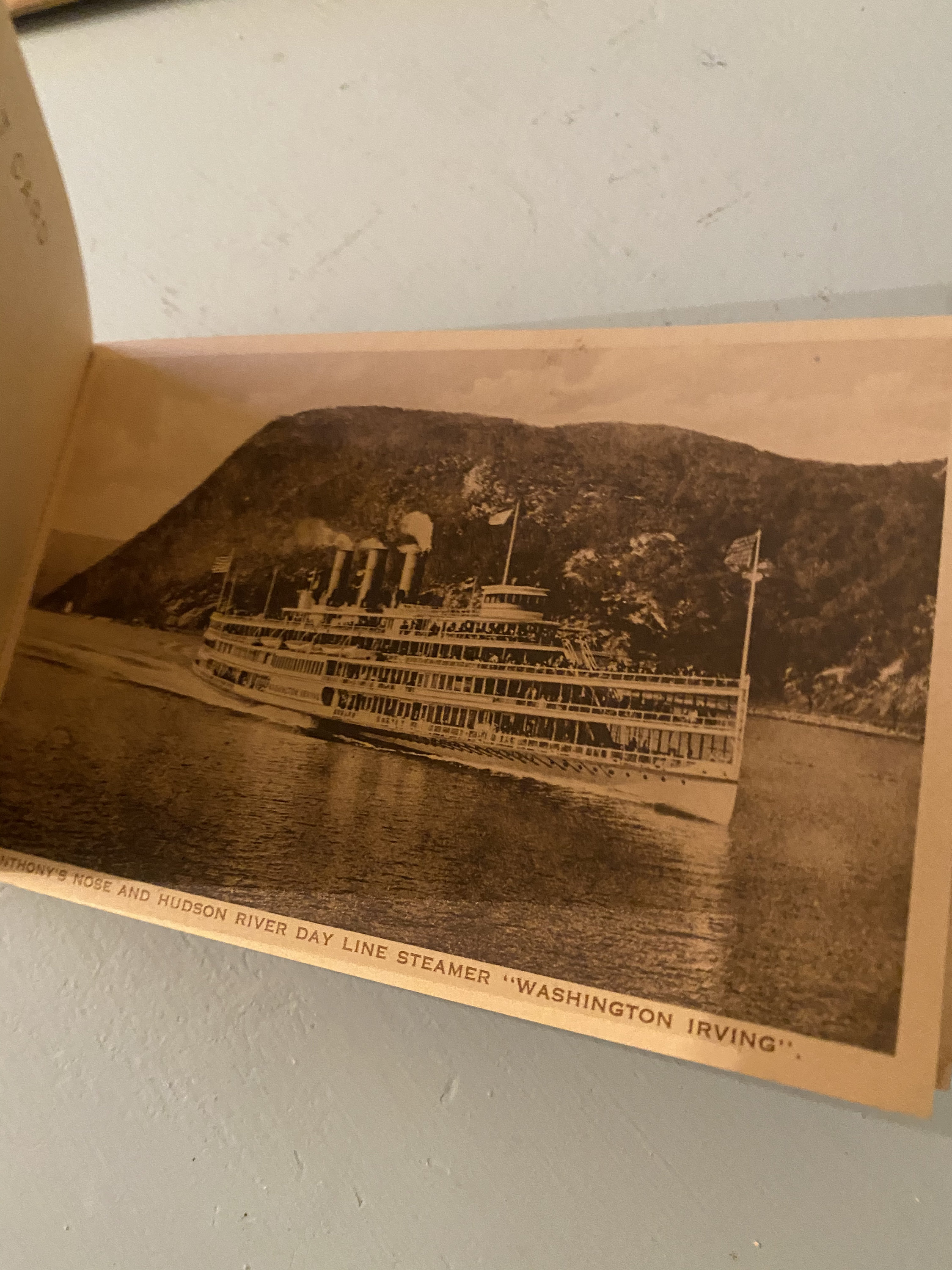 Antique the Hudson River Day Line Booklet of Postcards - Etsy